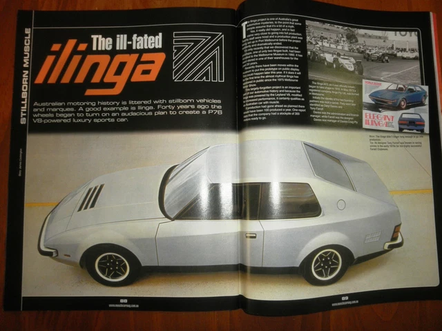 AUSTRALIAN MUSCLE CAR #61 Mustang Trans-Am Series Leyland P76 Ilinga V8 ...