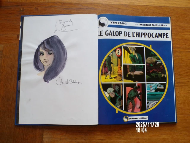 YIN YANG N° 5 LE GALOP DE L'HIPPOCAMPE DEDICACE DE SHETTER E.O 1992 ...