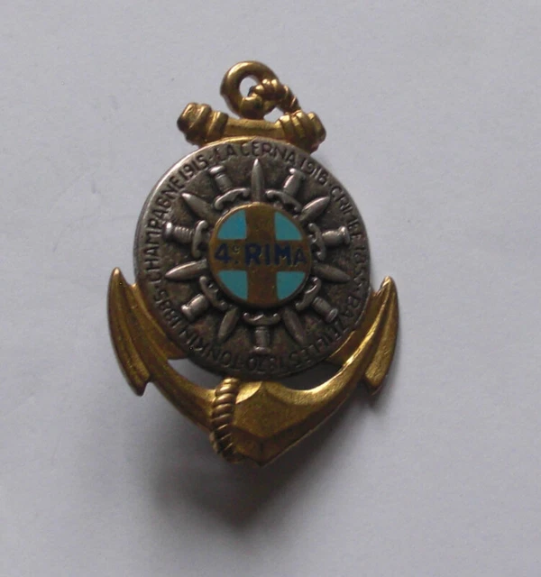INSIGNE : 4ÈME REGIMENT D'INFANTERIE DE MARINE EUR 4,00 - PicClick FR