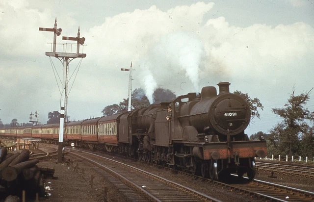 COLOUR RAIL SLIDE, BRM693, former LMS 4P, 41091, 5MT, 44815, Kettering ...