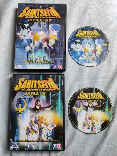 2 DVD SAINT Seiya Les Chevaliers du Zodiaque Les Films I II III IV Abel ...
