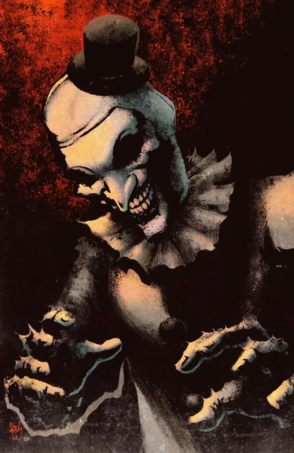 ART THE CLOWN TERRIFIER HORROR 11x17 Print Chris McJunkin SIGNED 2025 ...