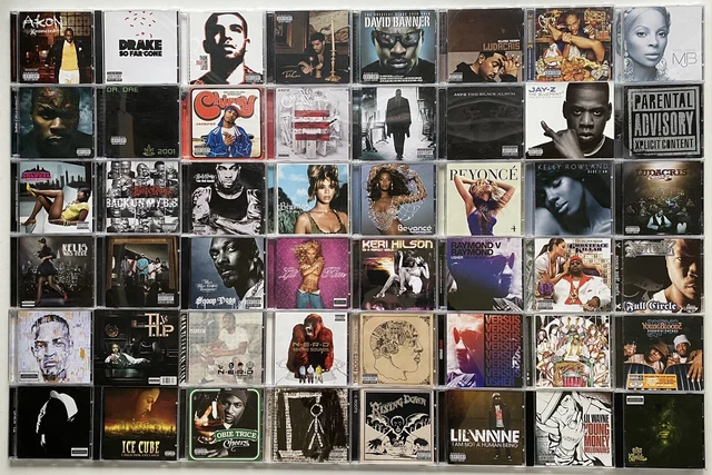 MIXED LOT OF 48 Rap, Hip hop, R&b CDs - Lil Wayne, Ludacris, Jay-z ...