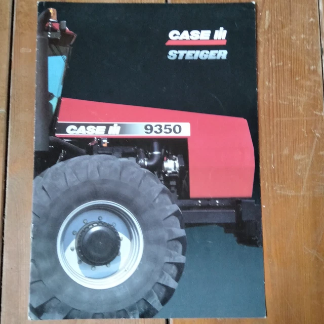 ENG(ANGLAIS)-BROCHURE TRACTEUR CASE IH STEIGER 9350 TRAKTOR PROSPEKT ...