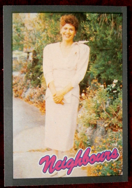 NEIGHBOURS - SERIES #2 Card #18 - Beverly's Wedding Outfit - TOPPS 1988 ...
