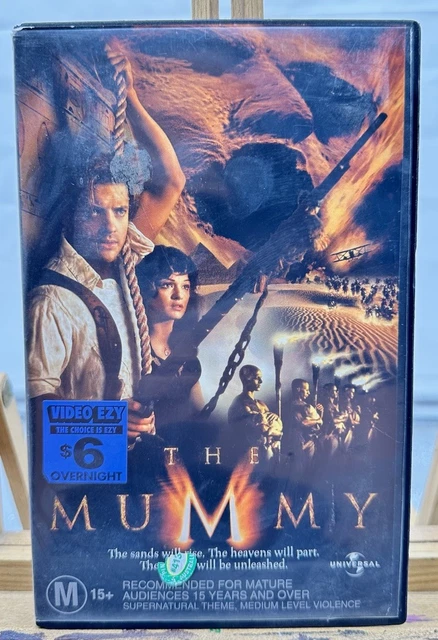 THE MUMMY VHS Tape, Brenden Fraser, Vintage M15+ EX-Rental 8913 $14.99 ...