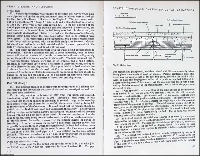 DESIGN AND CONSTRUCTION Of A Submarine Sea Outfall At Hastings. An ...