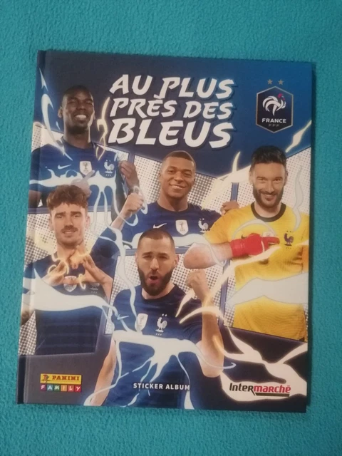 ALBUM PANINI FOOT Au Plus Près Des Bleus Rookie Mbappe Benzeman Ballon ...