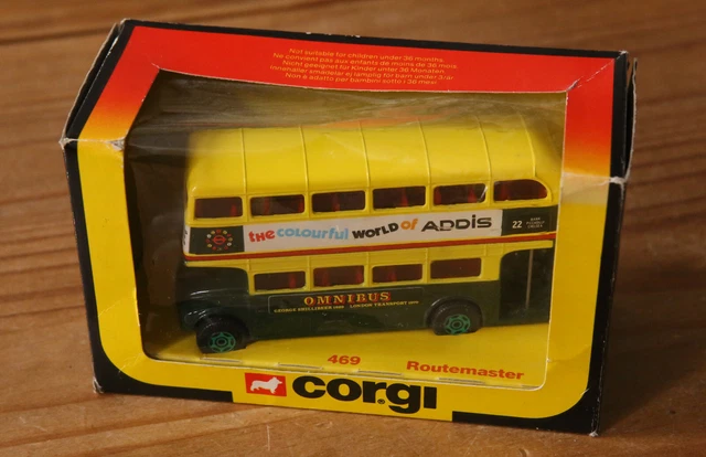 CORGI - DIECAST Model Bus - 469 - Routemaster - The Colourful World of ...