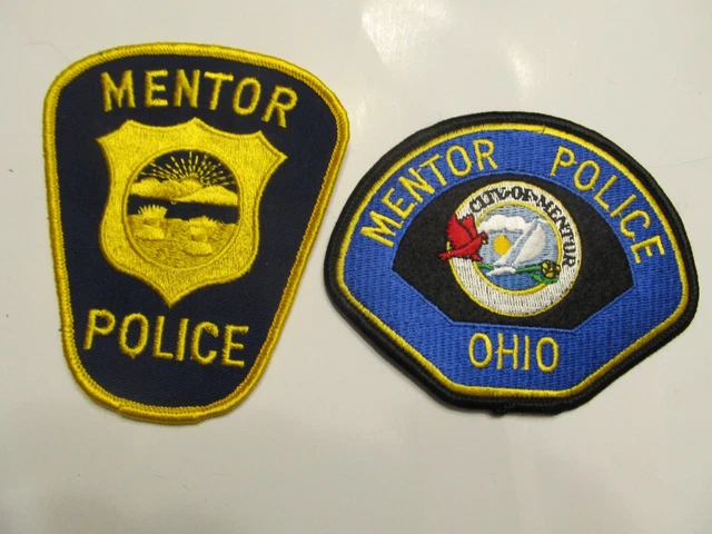 OHIO MENTOR POLICE Patch Set Left Cheese Cloth $2.50 - PicClick
