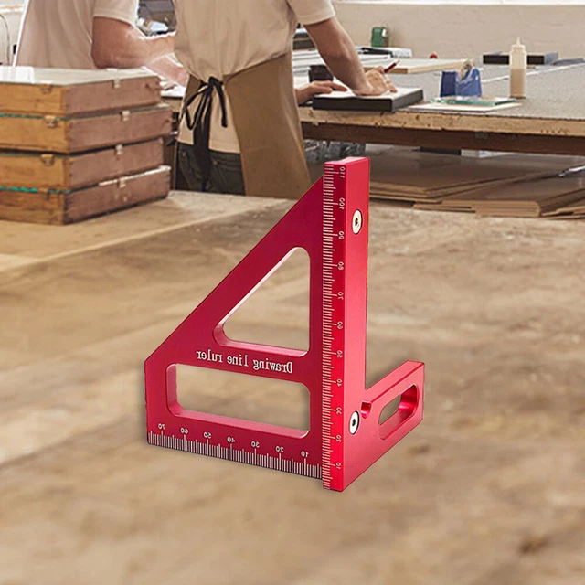 3D MULTI-ANGLE RULER Square Protractor Multi-Function DIY for Engineer ...