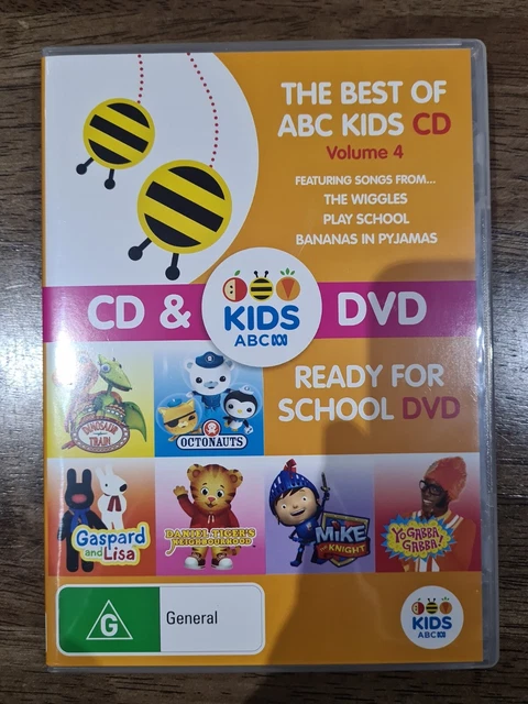 THE BEST OF ABC Kids CD + DVD Vol 4 - Wiggles Play School, Bananas in ...