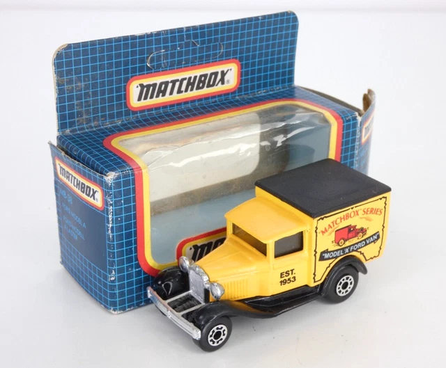 MATCHBOX FORD MODEL A MB38 Boxed Toy Van Vintage Collectible £12.99 ...