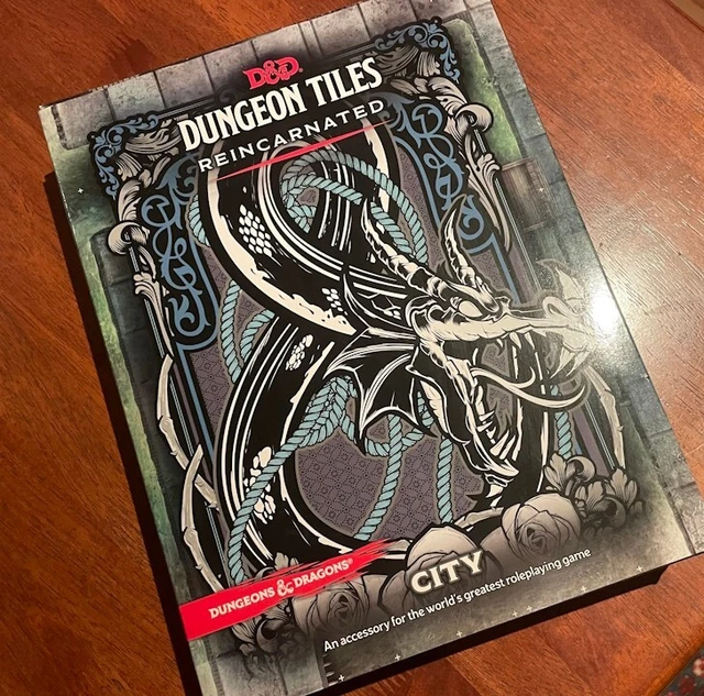 DUNGEONS & DRAGONS CITY Tiles Reincarnated RPG Table Top Accessory Like ...