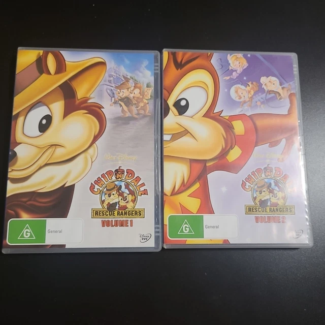 DISNEY'S CHIP 'N' Dale - Rescue Rangers DVD - Volume 1 & 2 - Region 4 ...