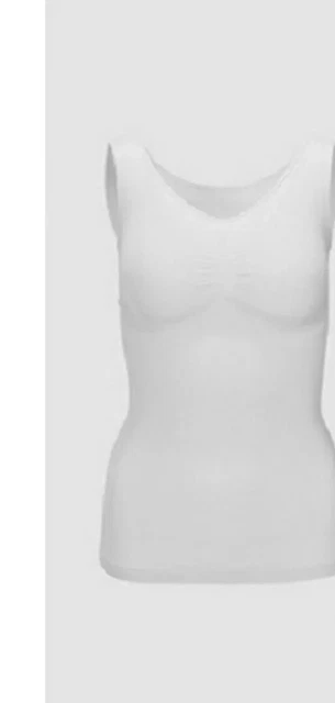 VERCELLA VITA MEDIUM Control Cami, Size L, White, Rrp£72.00 £14.99 ...