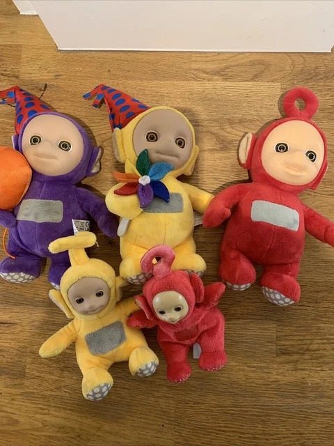 TELETUBBIES SQUEEZE AND Talk Plush Toys Tinky Winky, Laa-Laa and Po £6. ...