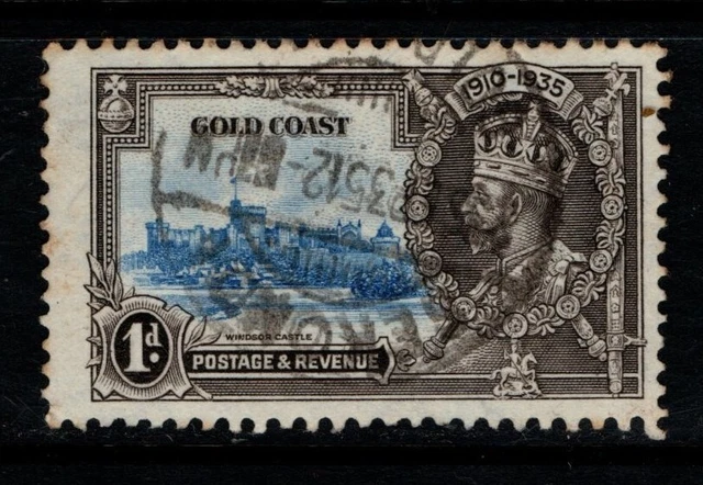 GOLD COAST GHANA 1935 King George V 1d Silver Jubilee SG113 Used Sekondi CDS EUR 1,52 - PicClick FR
