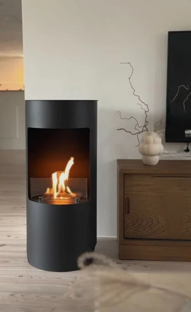 # PRO FREESTANDING Portable Bio Fuel Fireplace Fire Gift Stove Biofire ...