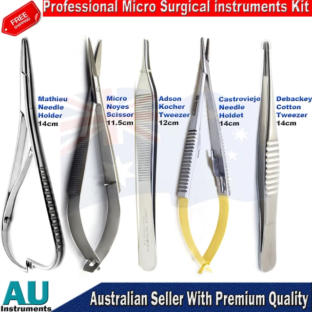 MICRO SURGERY DENTAL Surgical Soft Tissue Implant Sinus Instruments Set ...
