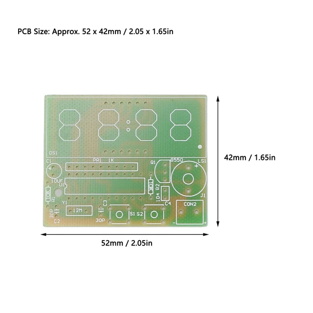 Digital Clock Kits 4 Digit Electronic Soldering Clocks Kit For Schools Niu £799 Picclick Uk