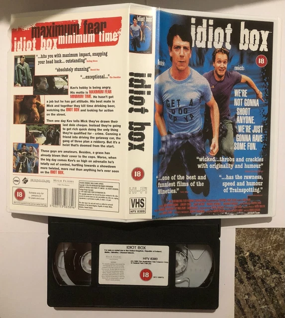 IDIOT BOX {1996, Vhs/Pal, Ben Mendelsohn} Original Ex-Rental Big Box ...