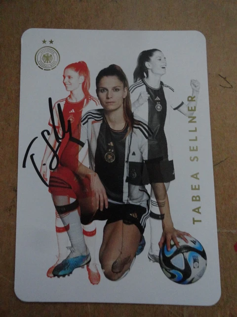AUTOGRAMM TABEA SELLNER Frauen Fussball Dfb Em 2025 Schweiz EUR 1,00 ...