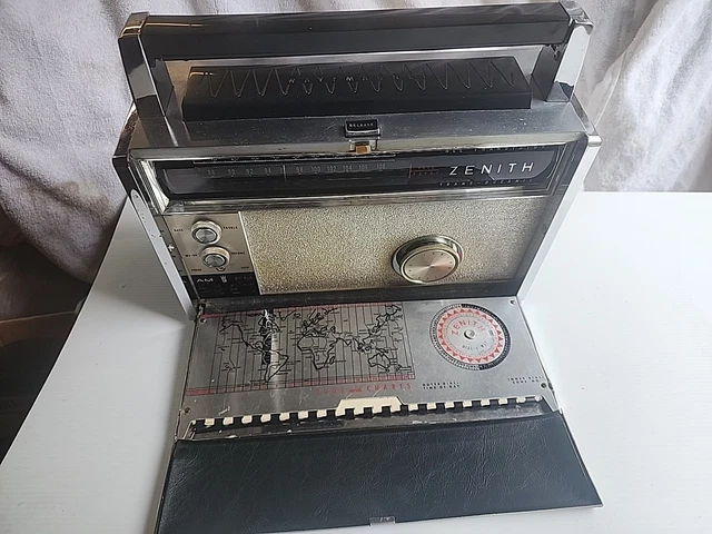VINTAGE ZENITH ROYAL 3000-1 Trans-Oceanic FM-AM Multiband Radio Works ...