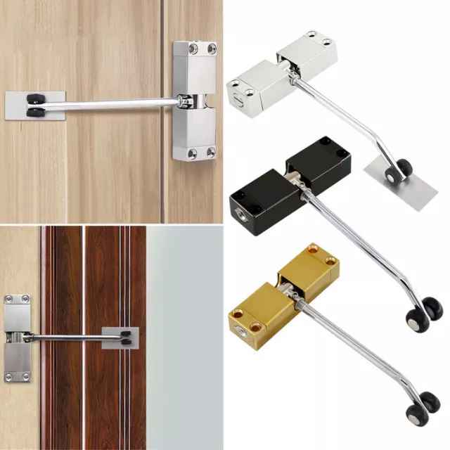 AUTOMATIC DOOR CLOSER Spring Door Closer Stainless Steel Adjustable ...