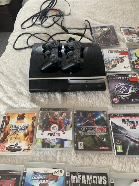 PLAYSTATION 3 PS3 Console Bundle, 31 Games, Grand Theft Auto, Call Of ...