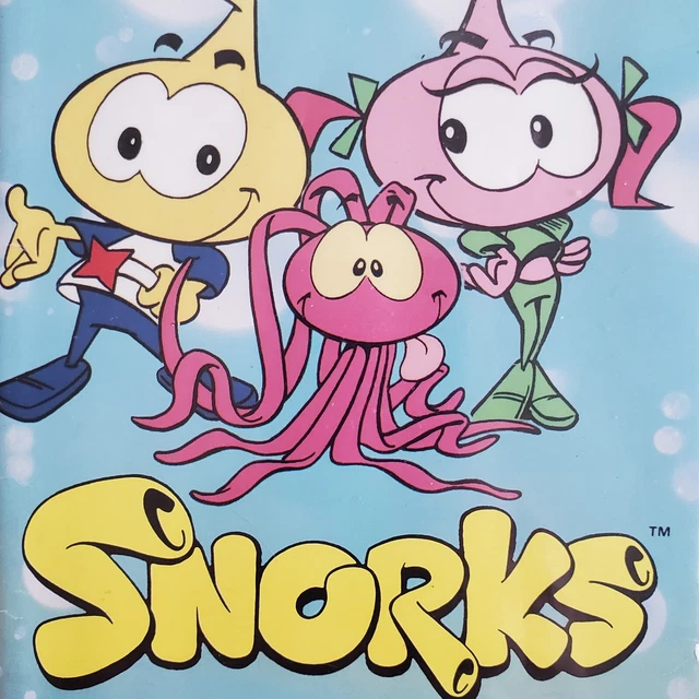 SNORKS HANNA BARBERA Productions Cartoon Snorkland Vtg VHS - UNTESTED ...