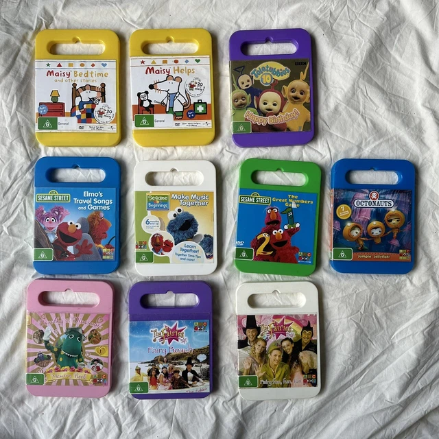 LOT OF 10 x Mixed Kids Childrens DVDs Bulk Bundle ABC Wiggles PAL ...
