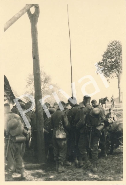 FOTO WKII 97.JÄGER-DIV. Spielhahnfeder Marsch Slowakei Polen Border ...