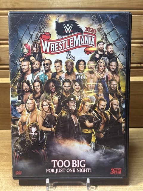 WWE WRESTLEMANIA 36 DVD - 2020 3 Disc Set w/Insert £16.22 - PicClick UK