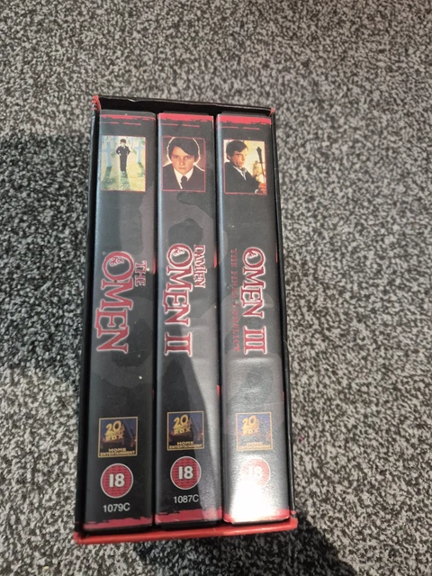THE OMEN VHS BOX SET Trilogy 2 And 3 Sealed * Please Read Description ...