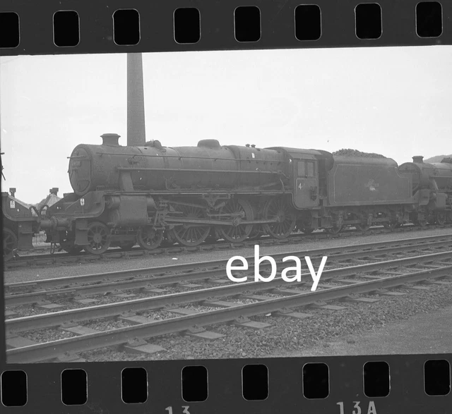 ORIGINAL 35MM NEGATIVE OF BR LMS STEAM LOCO 44978 AT PERTH on 5/6/65. £ ...