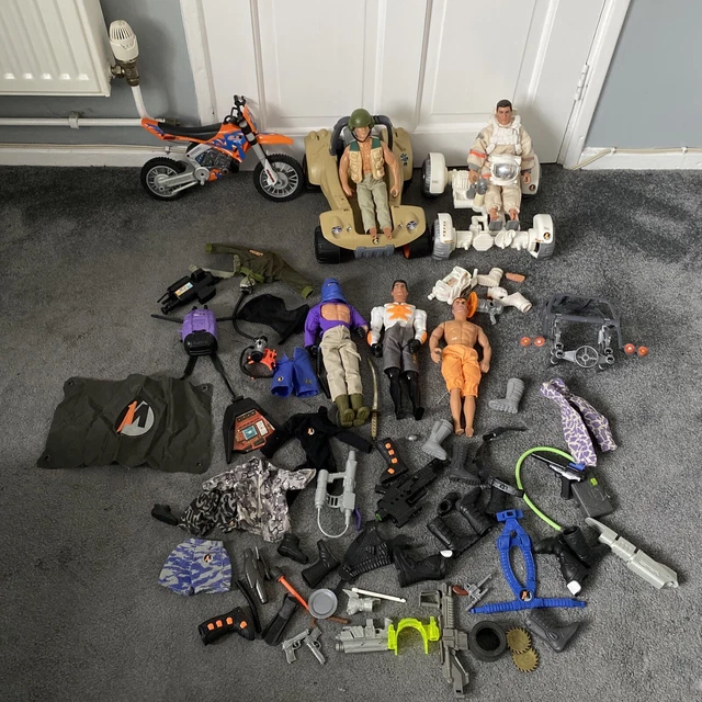 VINTAGE ACTION MAN 90s toys joblot OFFERS £129.00 - PicClick UK