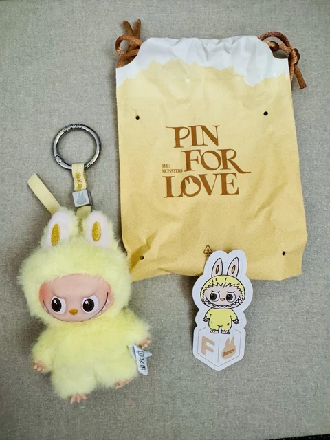POPMART LABUBU - Pin for Love - Letter F (Pastel Yellow) NEW $48.97 ...