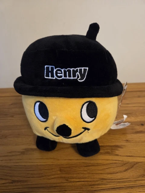 HUGGABLE HENRY HOOVER Soft Plush Toy Casdon Yellow Rare Cleaner George ...