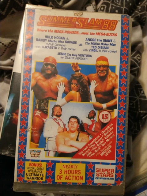 WWF WWE SUMMERSLAM ‘88 Ppv Vhs Video Tape Silver Vision 1988 Pal Combined P&P EUR 11,70 ...