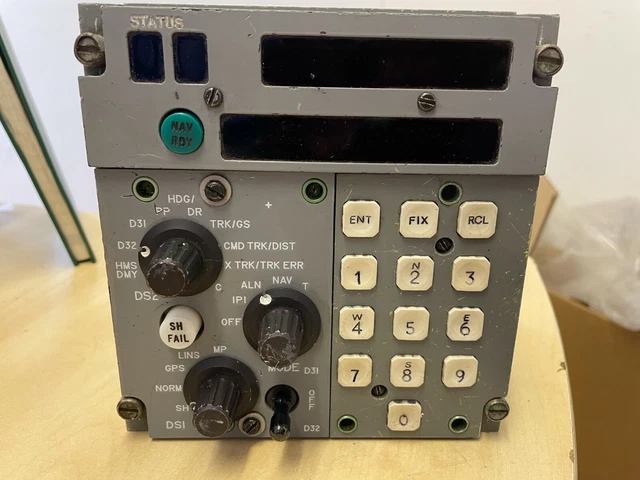 TORNADO AIRCRAFT INERTIAL Navigation Display Control Unit, GEC Marconi ...