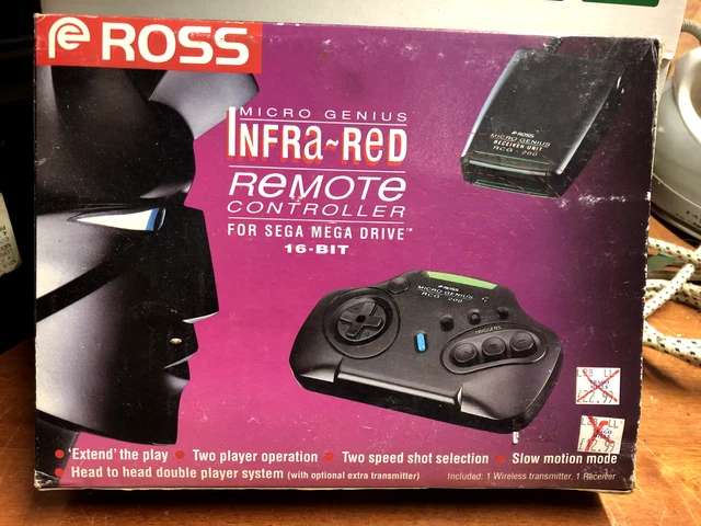 CONTROL REMOTO INFRARROJO Ross RCG200 Micro Genius para Megadrive NUNCA ...
