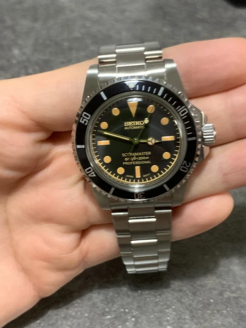 SEIKO MOD VINTAGE Scubamaster 39.5mm NH35 Seiko Automatic Movement ...
