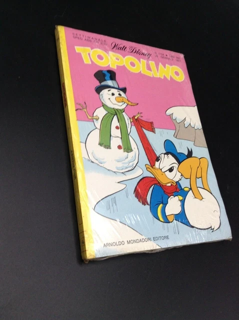 TOPOLINO N° 1104 23 Gennaio '77 Incellophanato Originale Perfetto + 2 ...