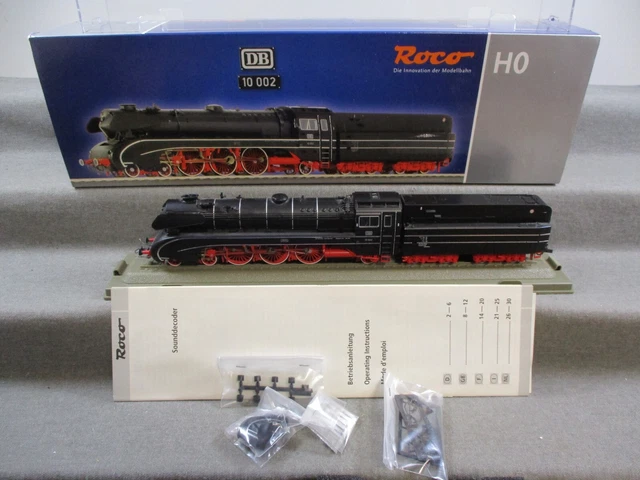 ROCO SPUR H0 62193 Dampflok BR 10 002 der DB Digital DSS DCC Zimo Vollsound OVP EUR 388,00 ...