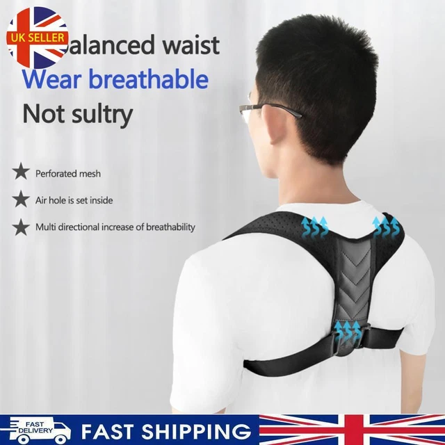 BRACCIALE COLLO POSTERIORE Regolabile Invisibile Unisex Postura Gobba ...