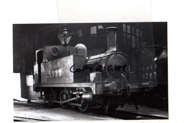 RAIL PHOTO LNER GCR 060t 5538 J63 5538 Gateshead shed £2.59 - PicClick UK