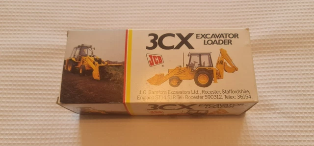 VINTAGE NZG 1:35, JCB 3CX Excavator Loader, Diecast With Box. £57.04 ...