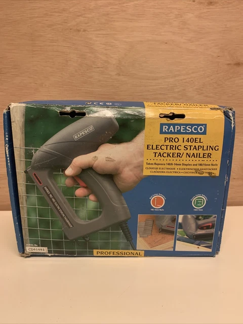 RAPESCO PRO 140EL electric Stapling Tracker/nailer £40.00 - PicClick UK