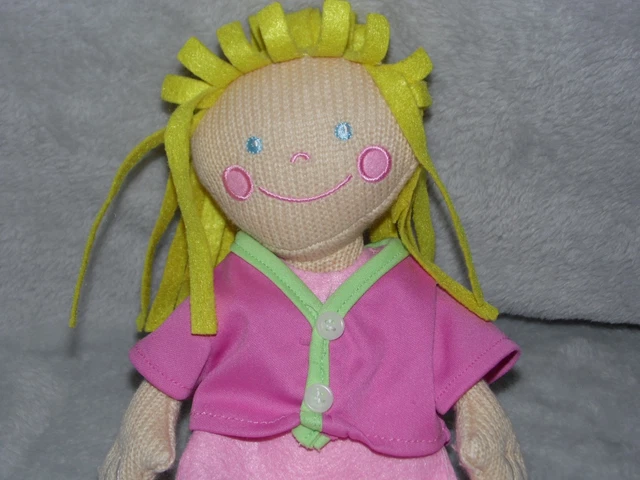 ELC PINK DOLL comforter Early Learning Centre soft toy £12.99 - PicClick UK